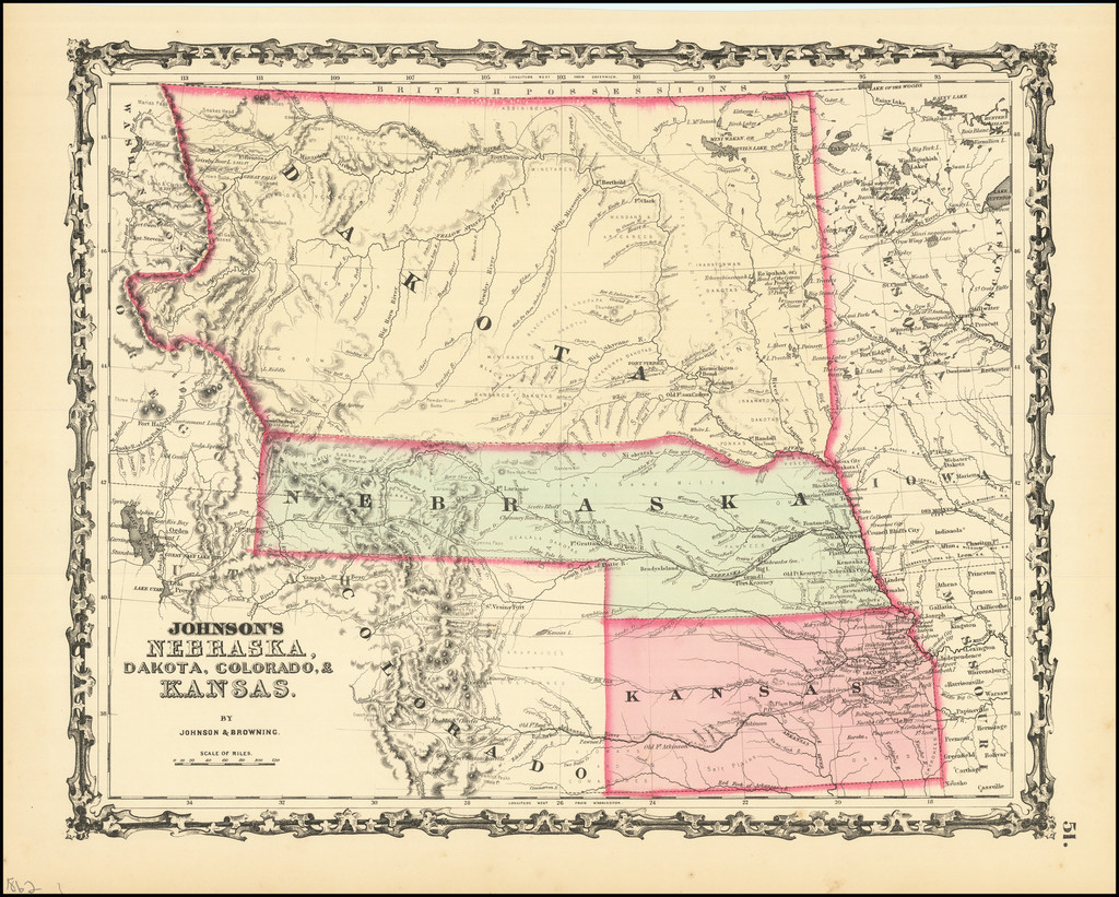 Johnson's Nebraska, Dakota, Colorado & Kansas - Barry Lawrence Ruderman ...