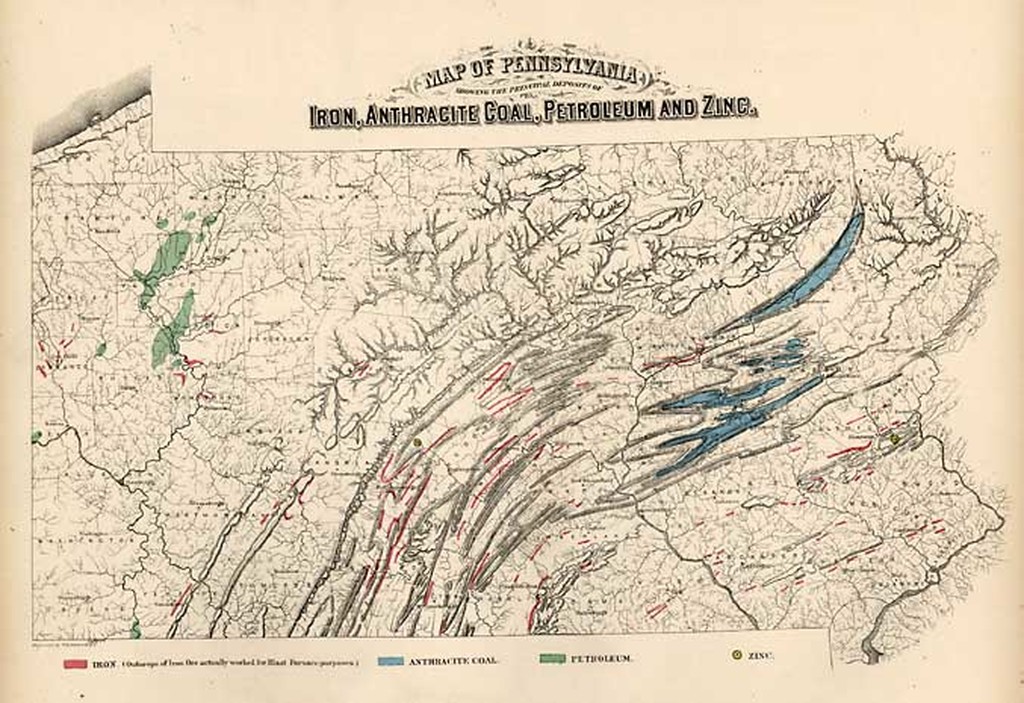 Anthracite Coal Map Penn AMD: PA Projects