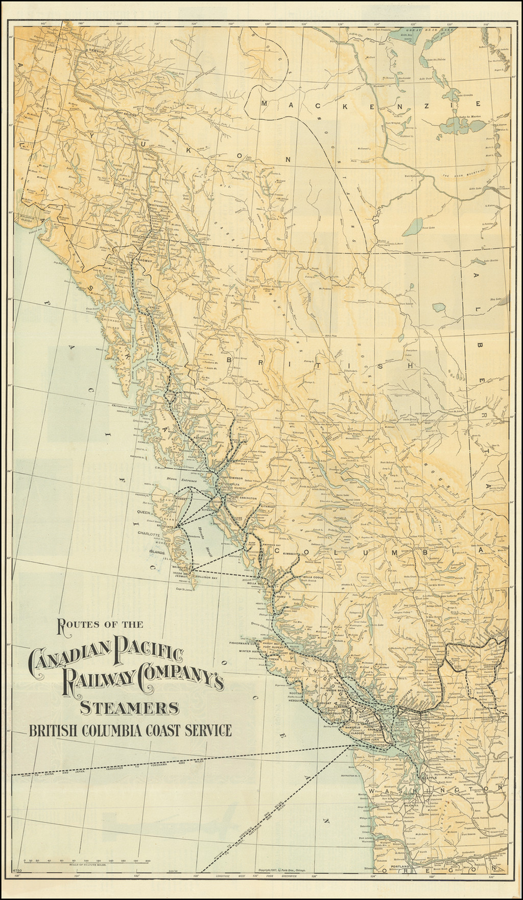 British Columbia Railway Map Grand Trunk Railway Map Of Victoria