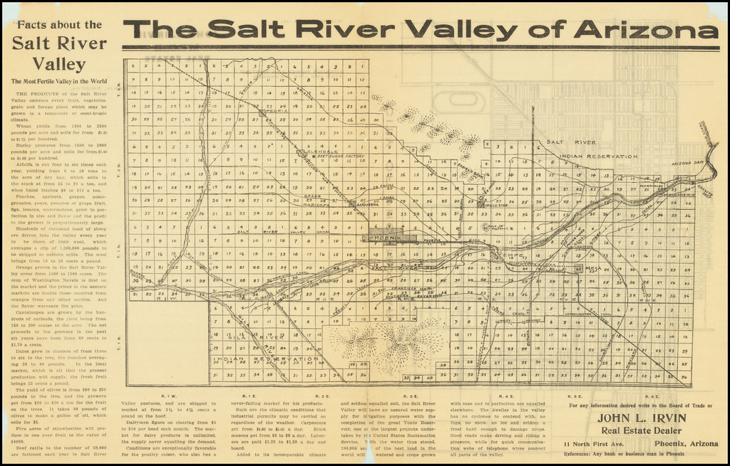 The Salt River Valley of America (and) City of Phoenix, Arizona - Barry ...
