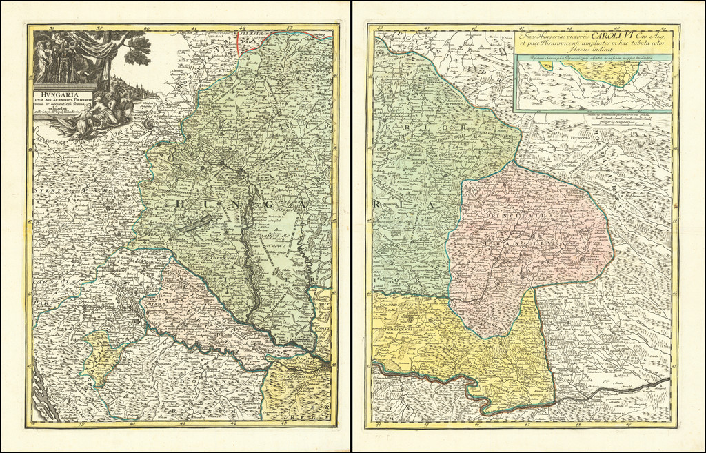 Hungaria cum adiacentibus provinciis nova et accuratiori forma ...