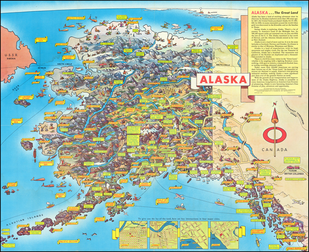 Alaska - Barry Lawrence Ruderman Antique Maps Inc.