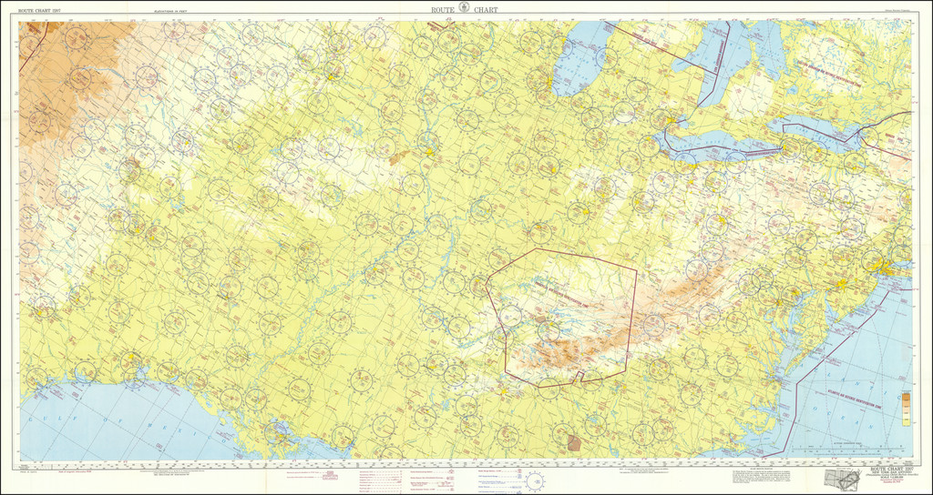 Route Chart 2207 New York - San Antonio (Philadelphia - Corpus Christi ...