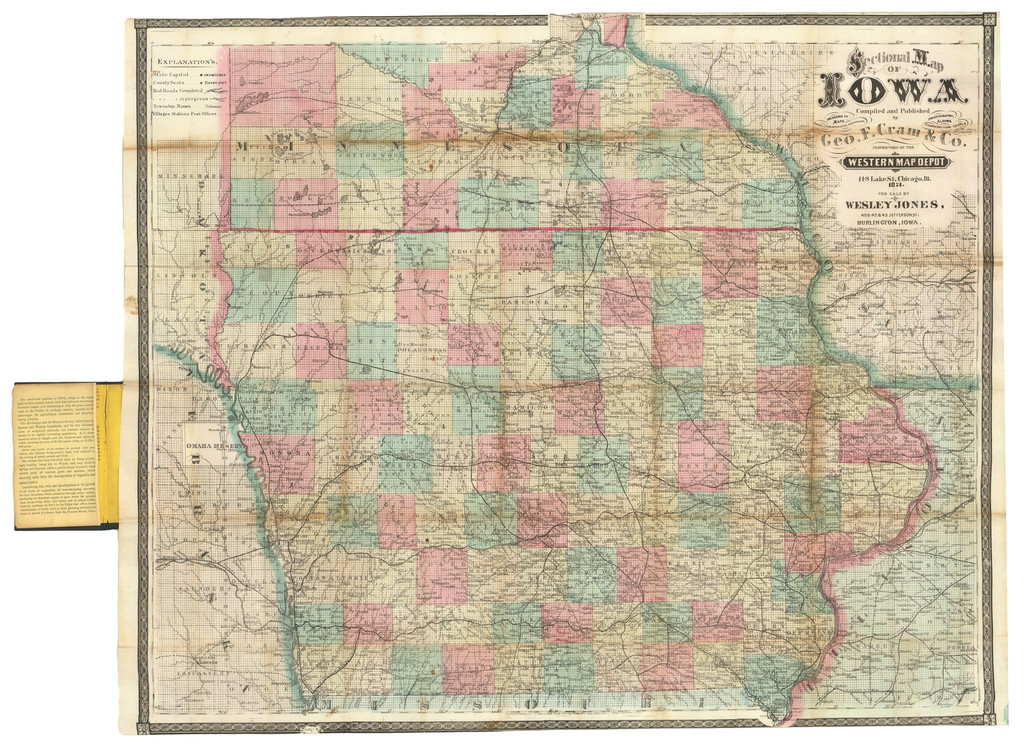 Detailed Map Western Iowa