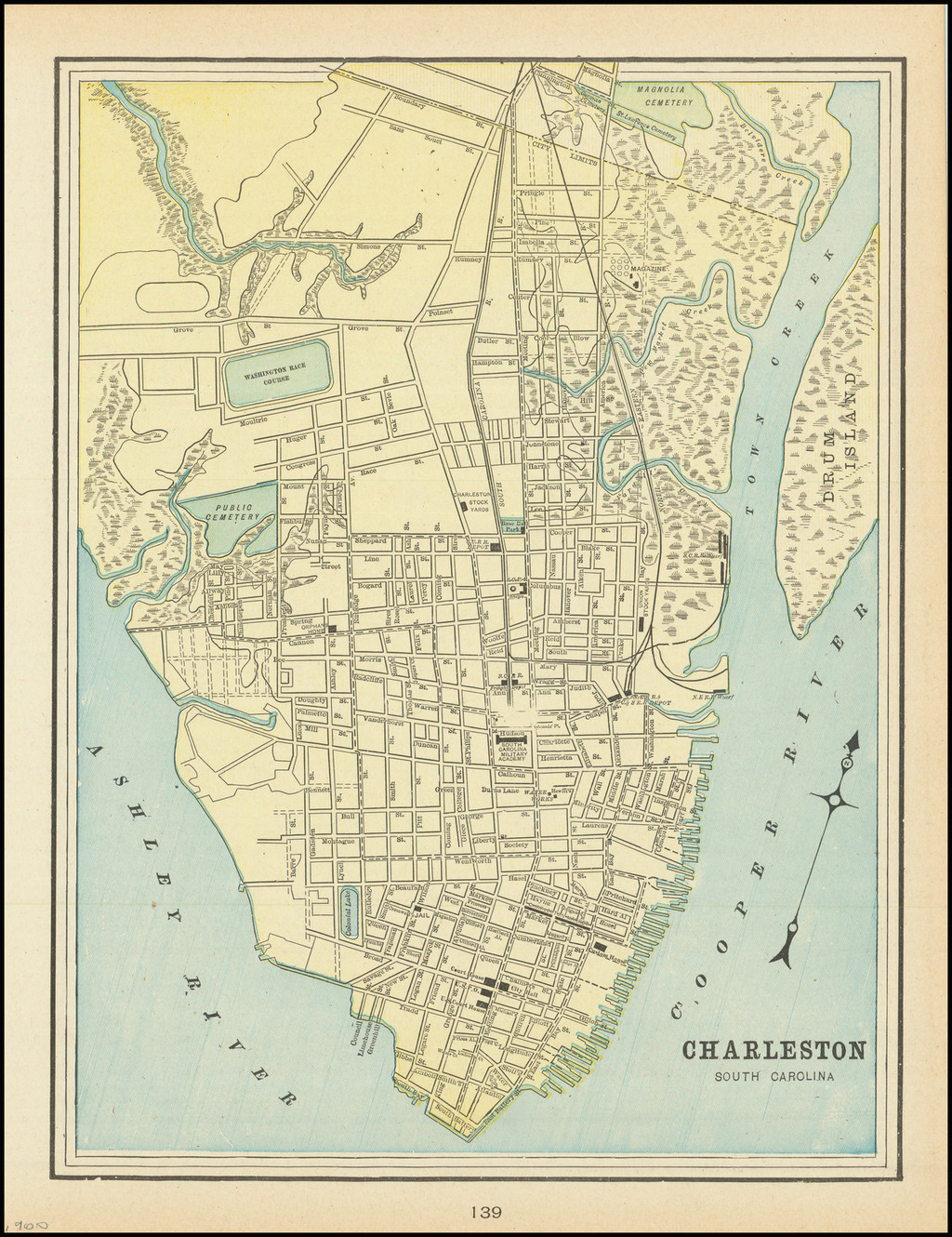Charleston South Carolina - Barry Lawrence Ruderman Antique Maps Inc.