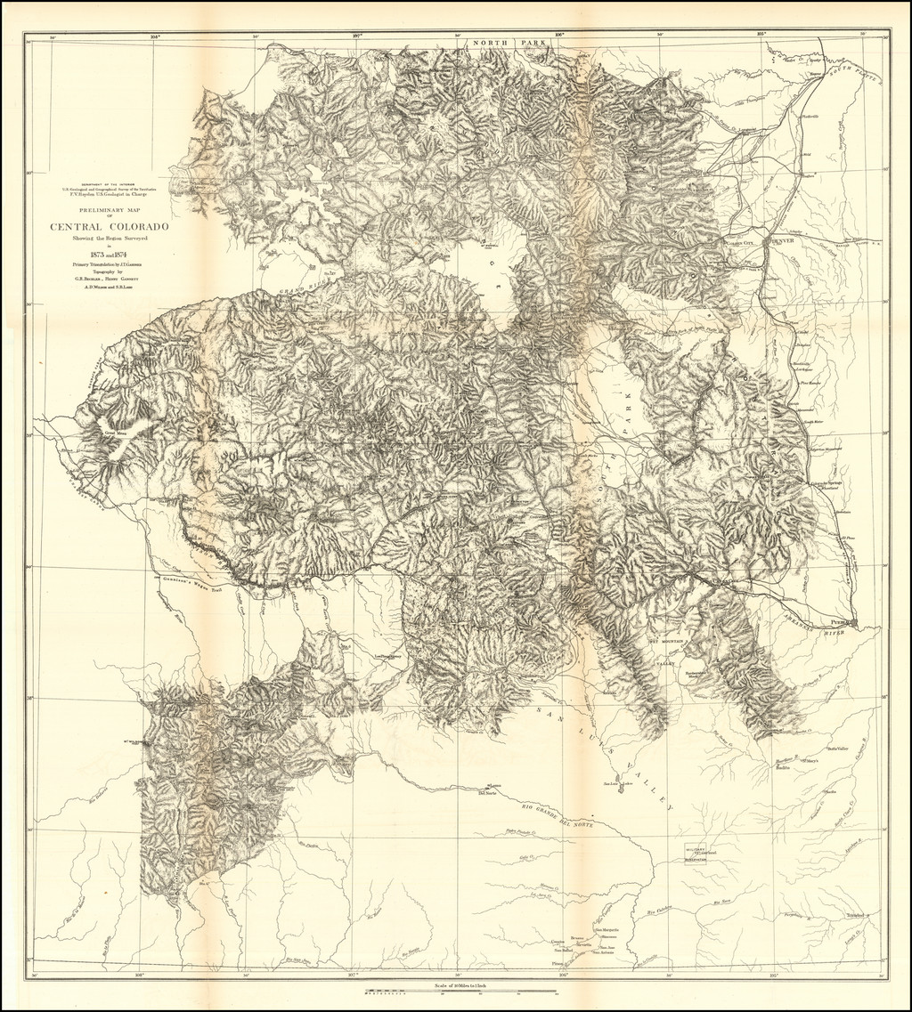 Map Of Central Colorado