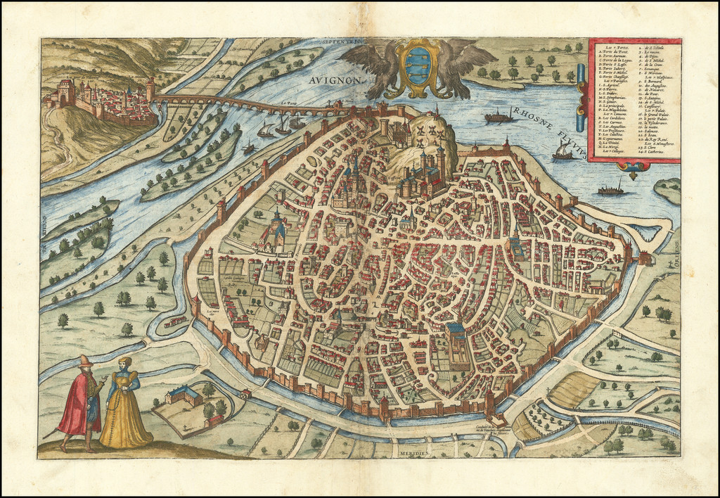 Avignon - Barry Lawrence Ruderman Antique Maps Inc.