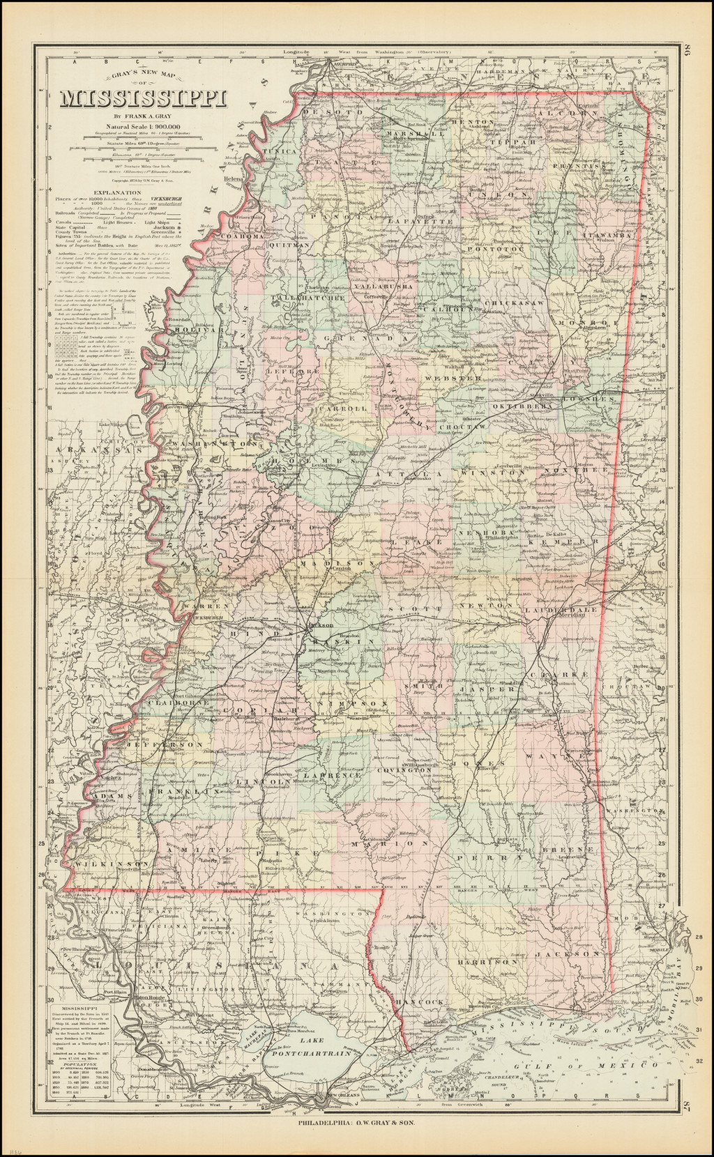 Map Of Mississippi