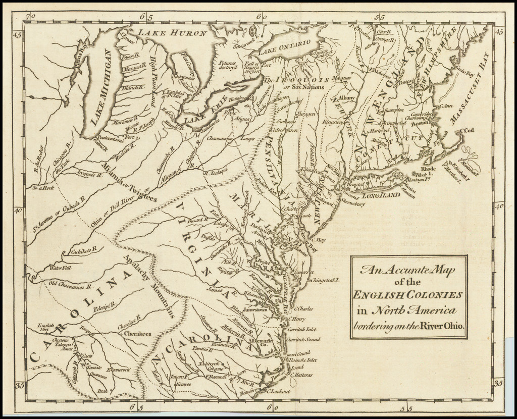 Early English Colonial Settlements Map By Mapscom From A Map Of The