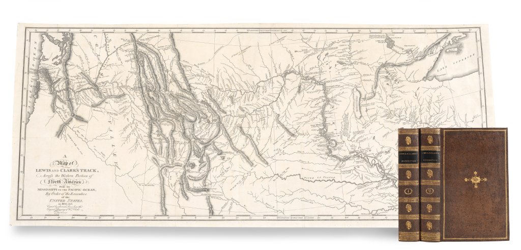 Lewis And Clark Route To The Pacific Ocean