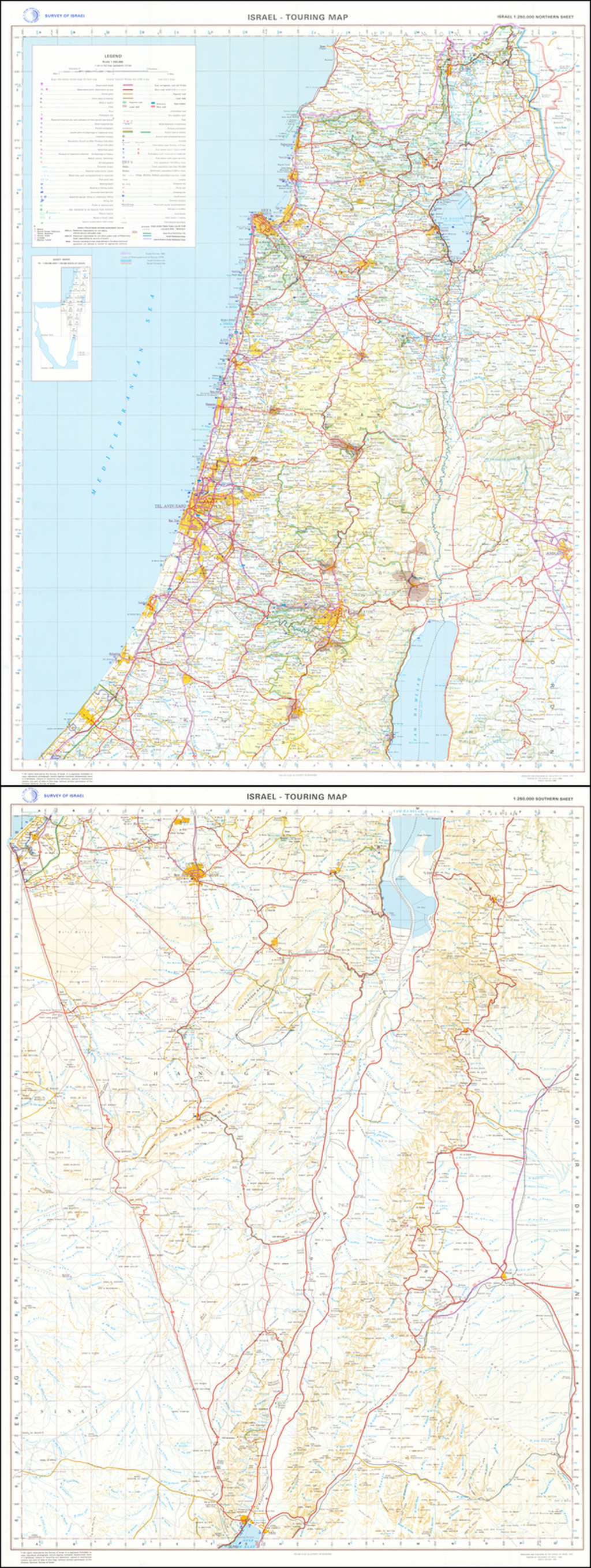 map northern israel