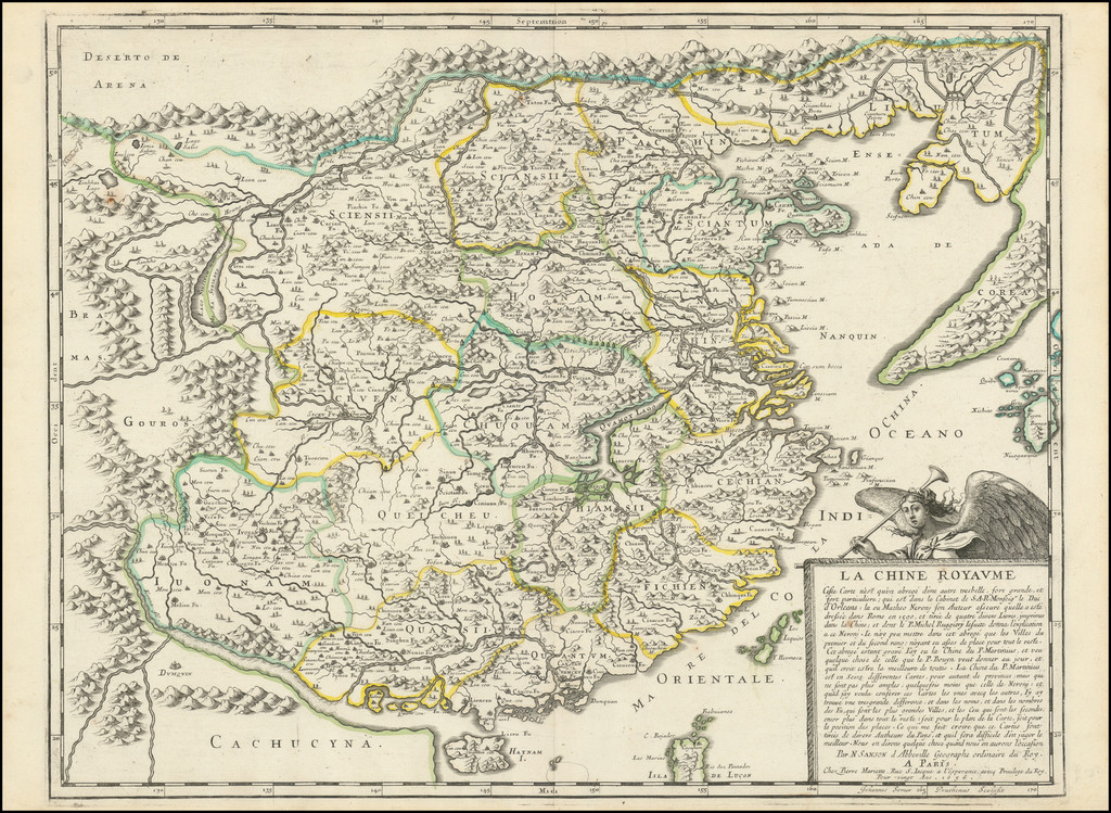 [ China ] La Chine Royaume . . . 1656 - Barry Lawrence Ruderman Antique ...