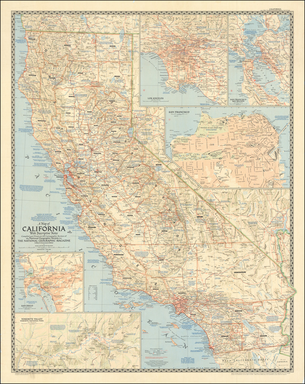 California Geographic Map California Maps & Facts World Atlas