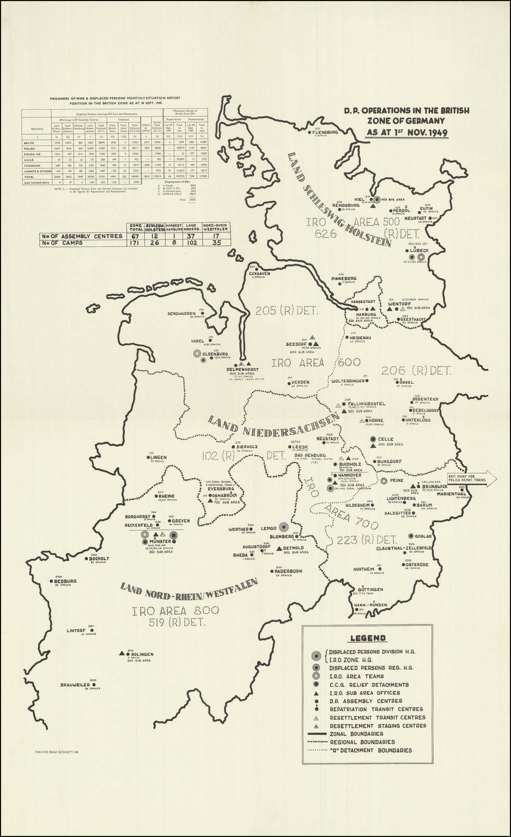 (Second World War - Aftermath - Displaced Persons) D.P. Operations in ...