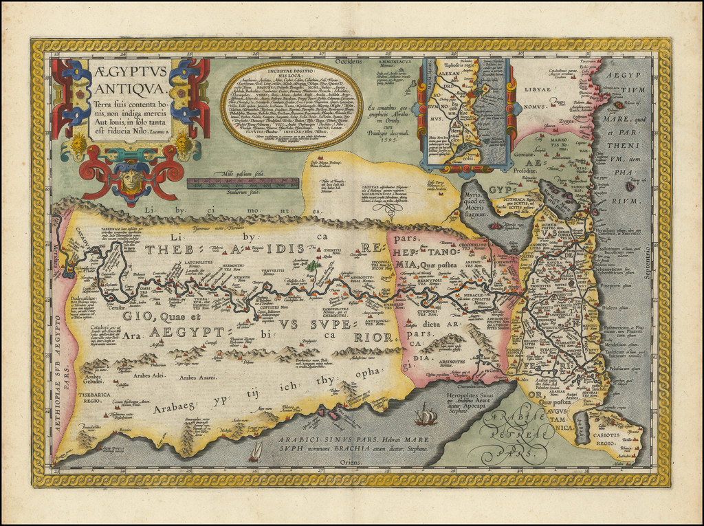 [ Nile River / Ancient Egypt ] Aegyptus Antiqua Terra suis contenta ...