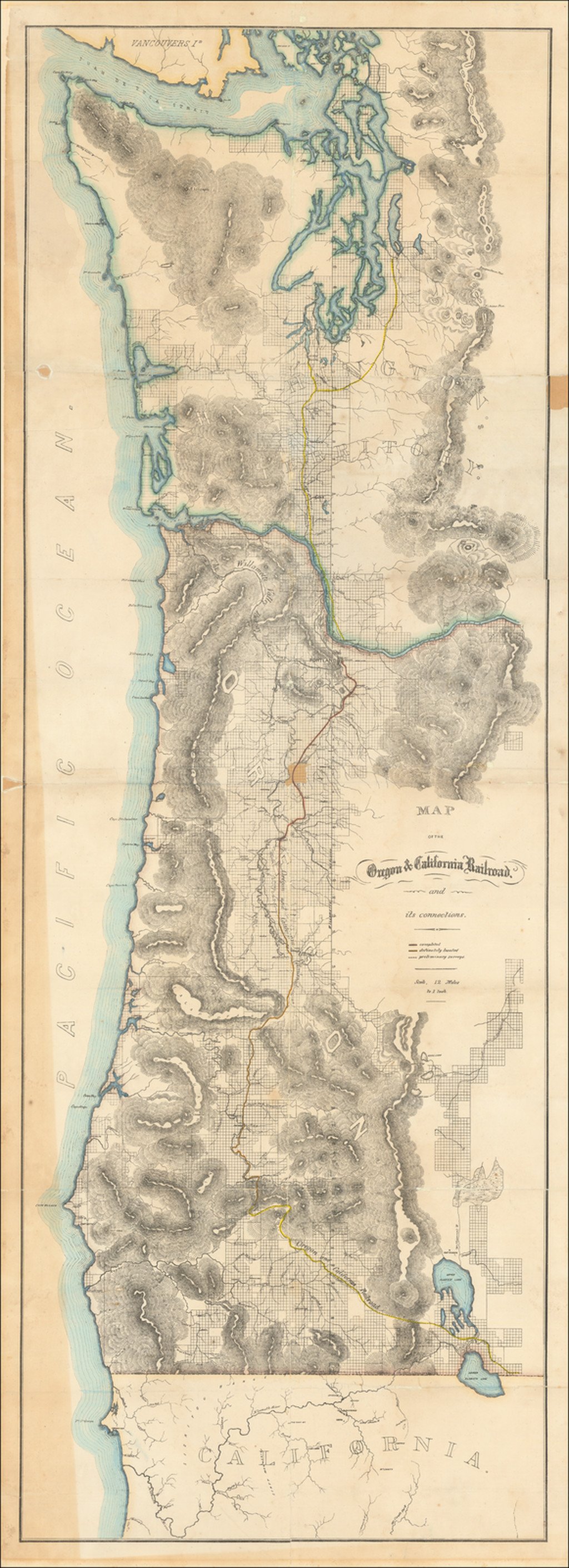 Oregon And California Map