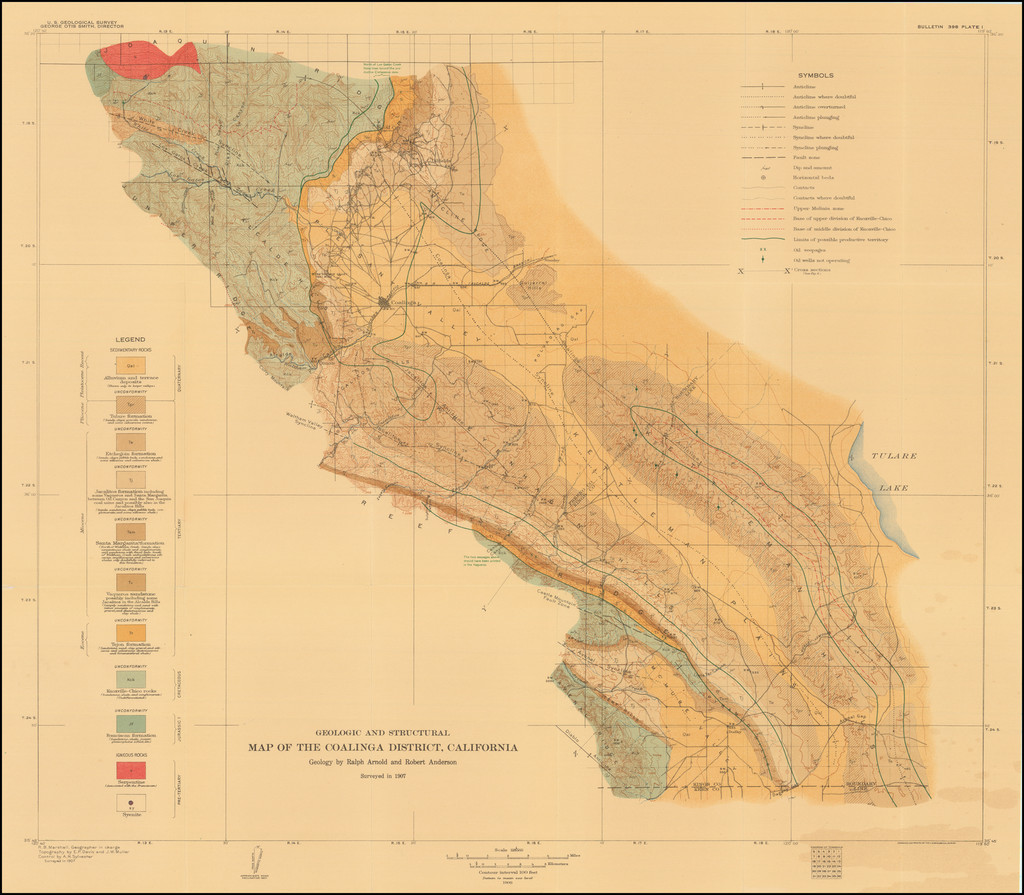 California Geological Survey Maps Antique Maps By U.S. Geological