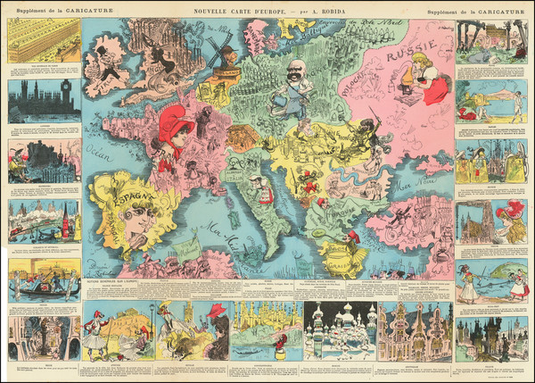 12 Satirical Maps Of World War One U Boats And Octopuses Collide In