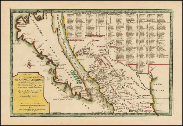 Mapa Del Océano Californiano