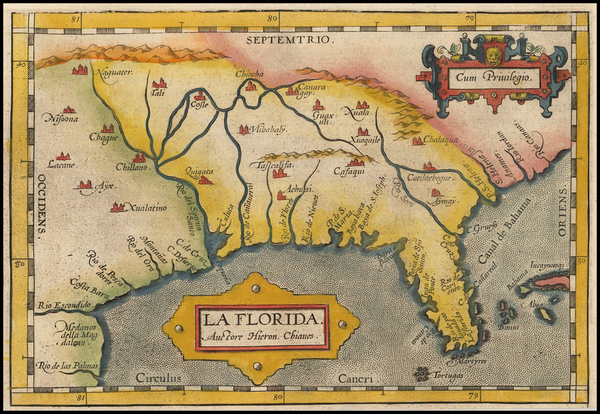 Old Spanish Maps Of Florida