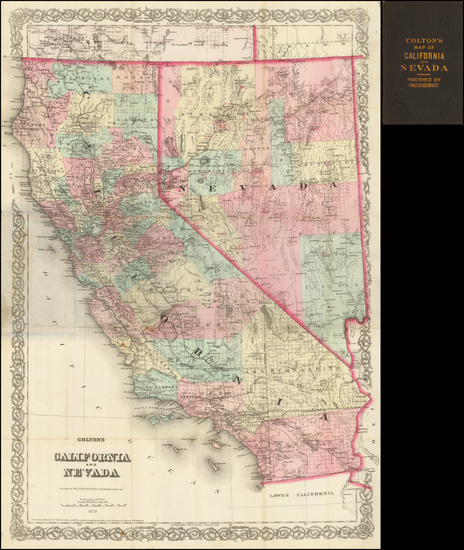 Road Map Of California And Nevada
