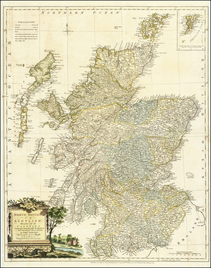 North Britain or Scotland Divided into its Counties Corrected from the ...