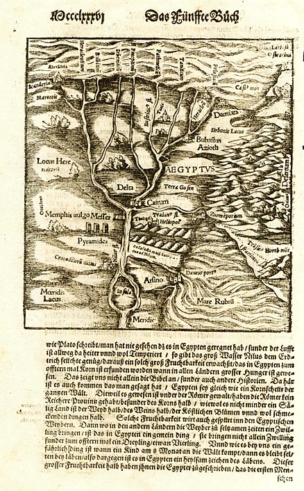 Nile Delta Region - Barry Lawrence Ruderman Antique Maps Inc.