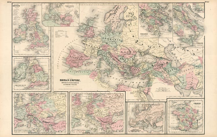 Roman Empire, Imperium Romanorum Latissime Patens - Barry Lawrence ...