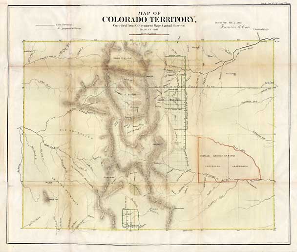 Colorado Territory Map Colorado Wikipedia