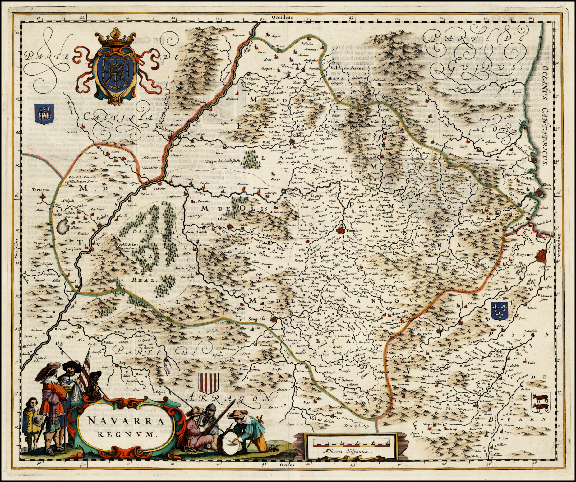 Navarra Regnum - Barry Lawrence Ruderman Antique Maps Inc.