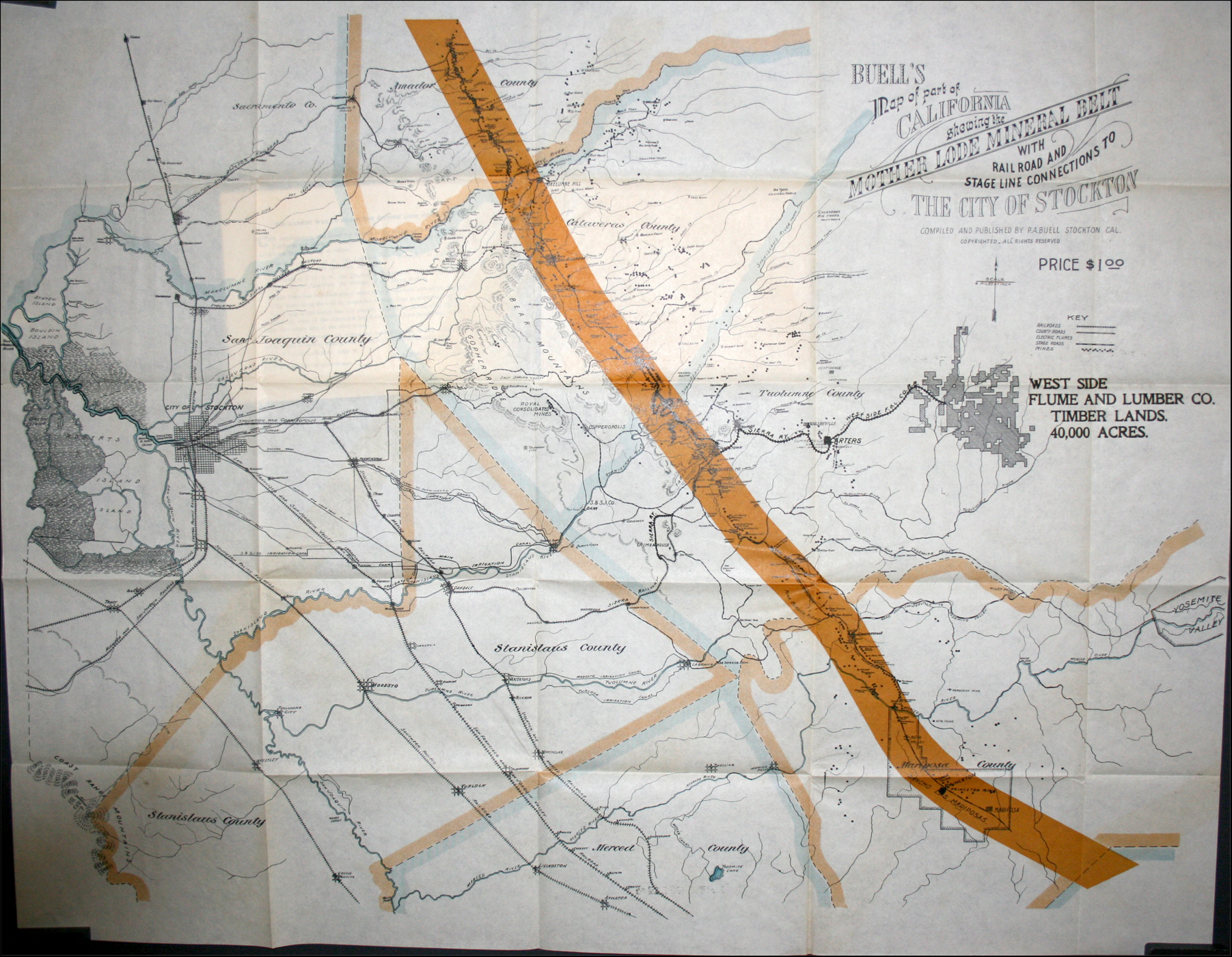California Lode Map