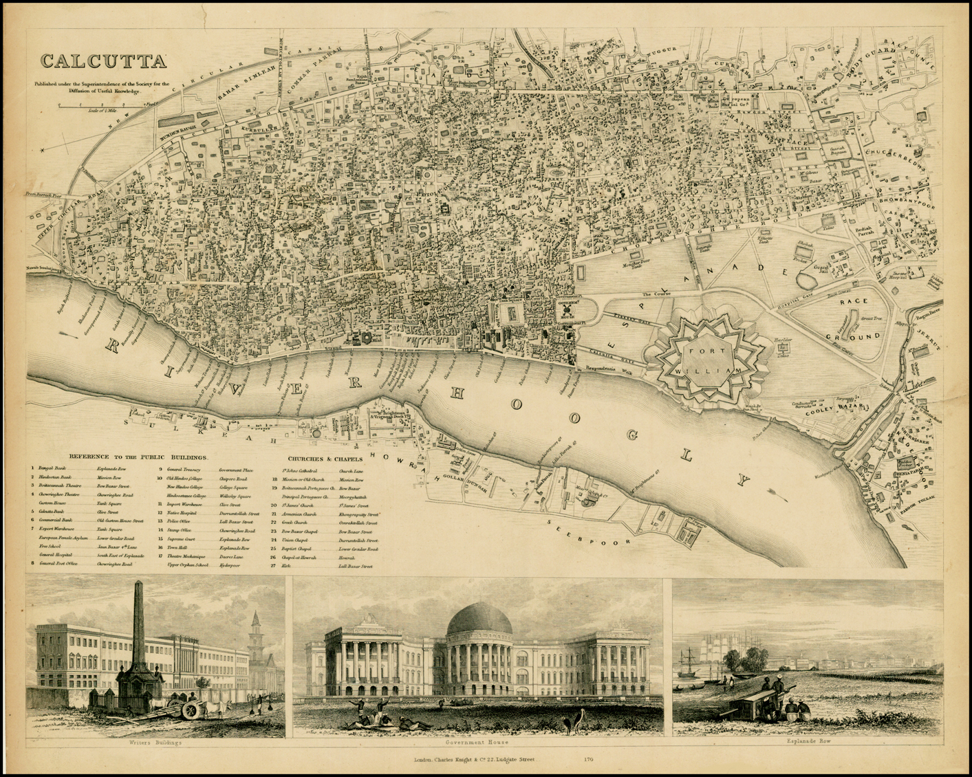 Calcutta - Barry Lawrence Ruderman Antique Maps Inc.