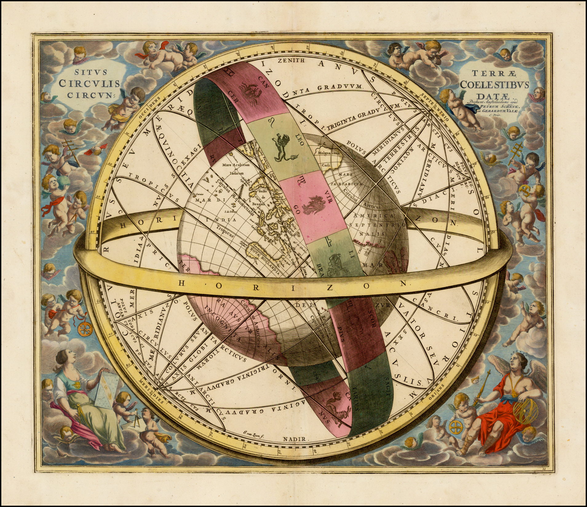 Situs Terrae Circulis Coelestibus Circundatae . . . - Barry Lawrence ...