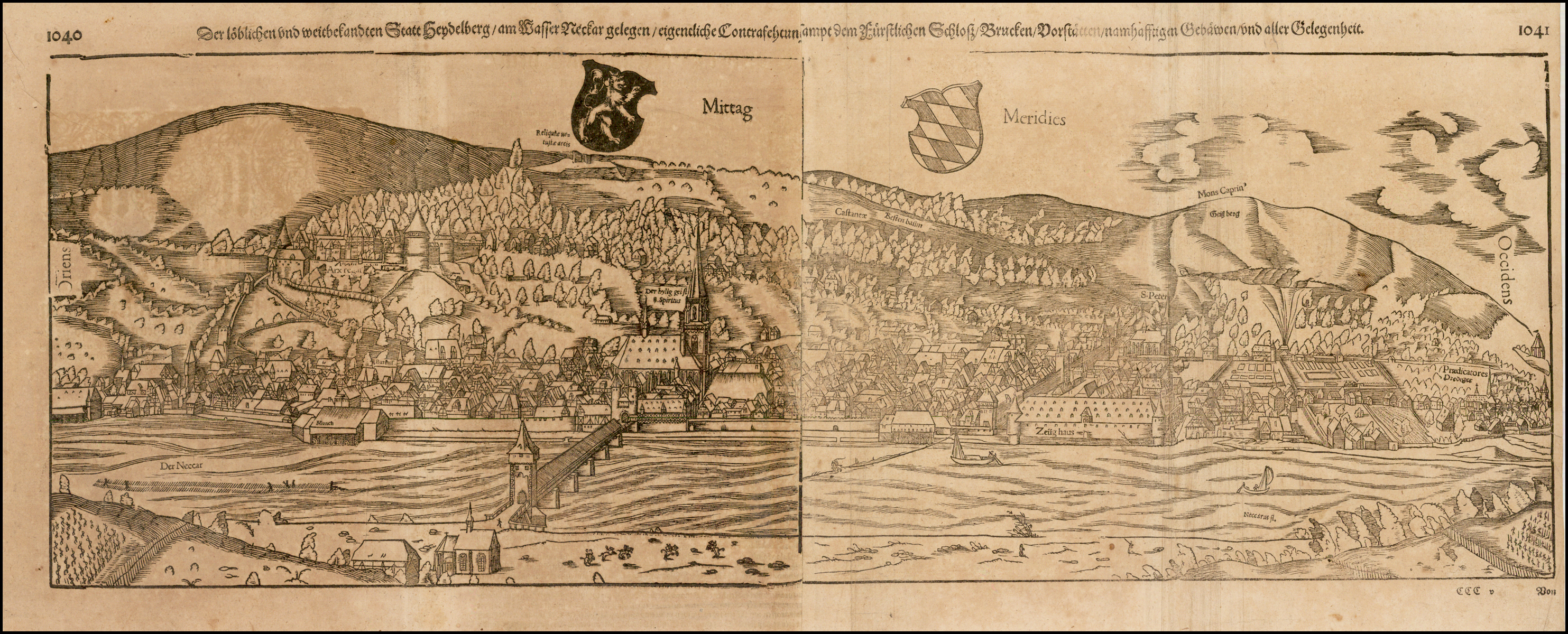 (Heidelberg) - Barry Lawrence Ruderman Antique Maps Inc.