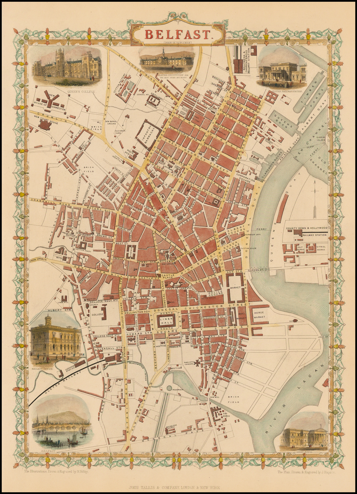 Belfast - Barry Lawrence Ruderman Antique Maps Inc.