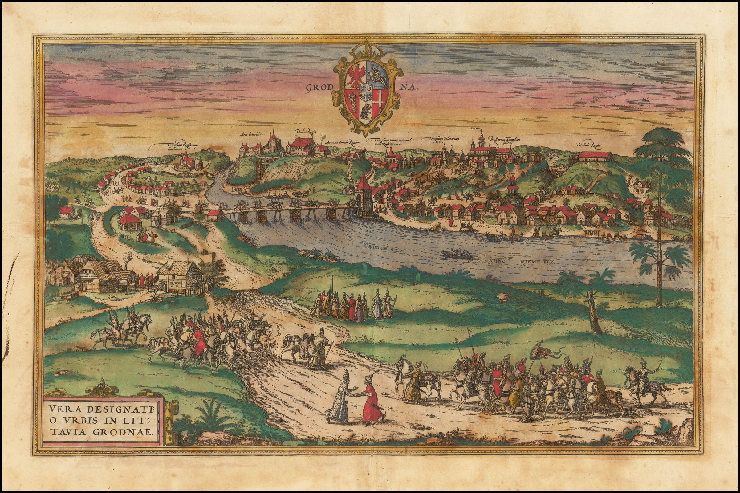 Vera Designatio Urbis In Littavia Grodnae - Barry Lawrence Ruderman ...