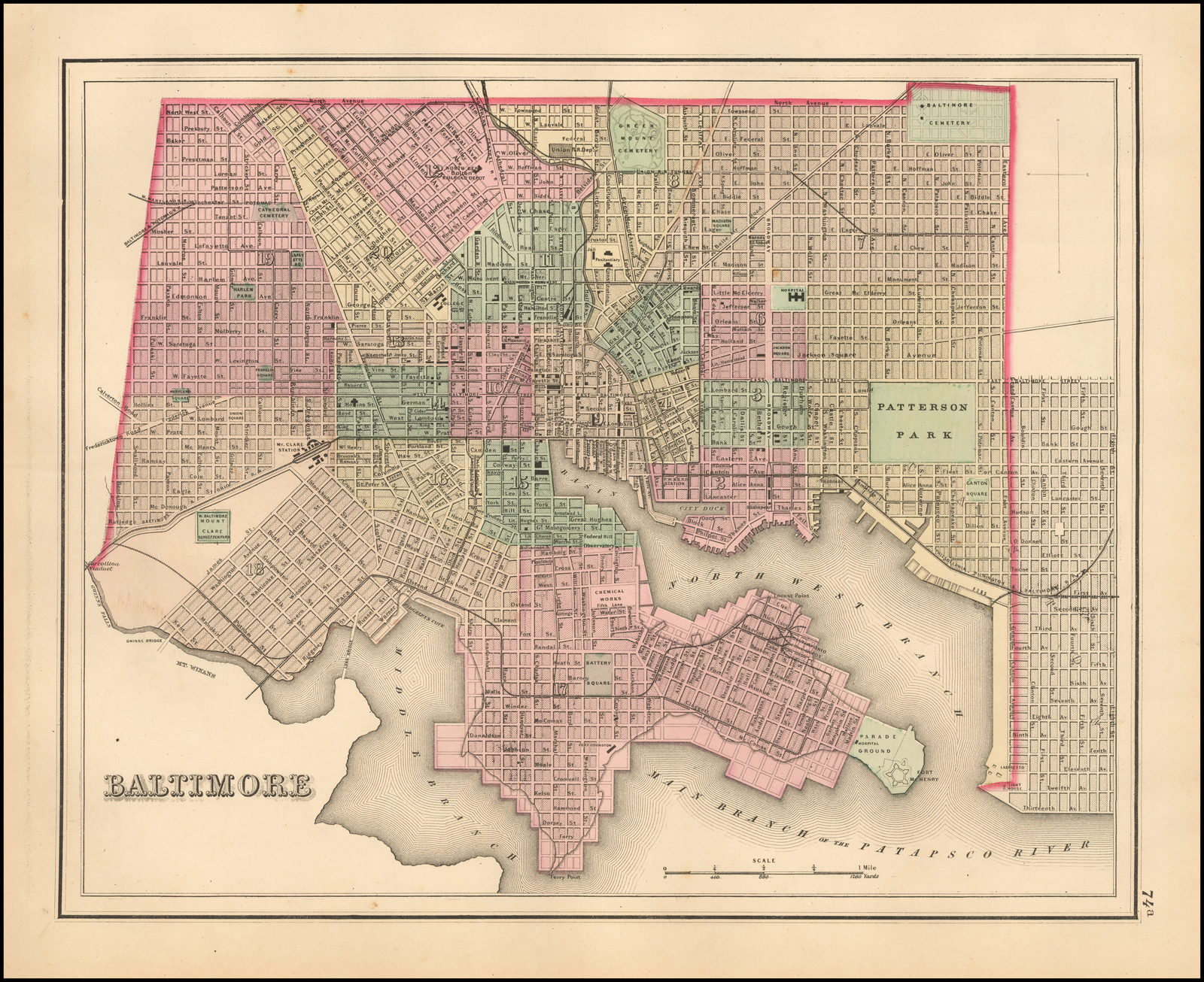 Baltimore - Barry Lawrence Ruderman Antique Maps Inc.