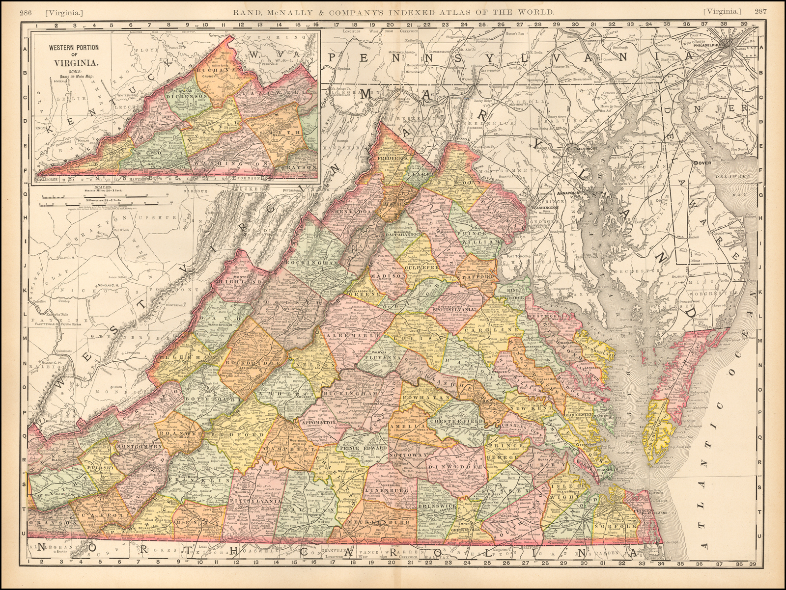 Virginia - Barry Lawrence Ruderman Antique Maps Inc.