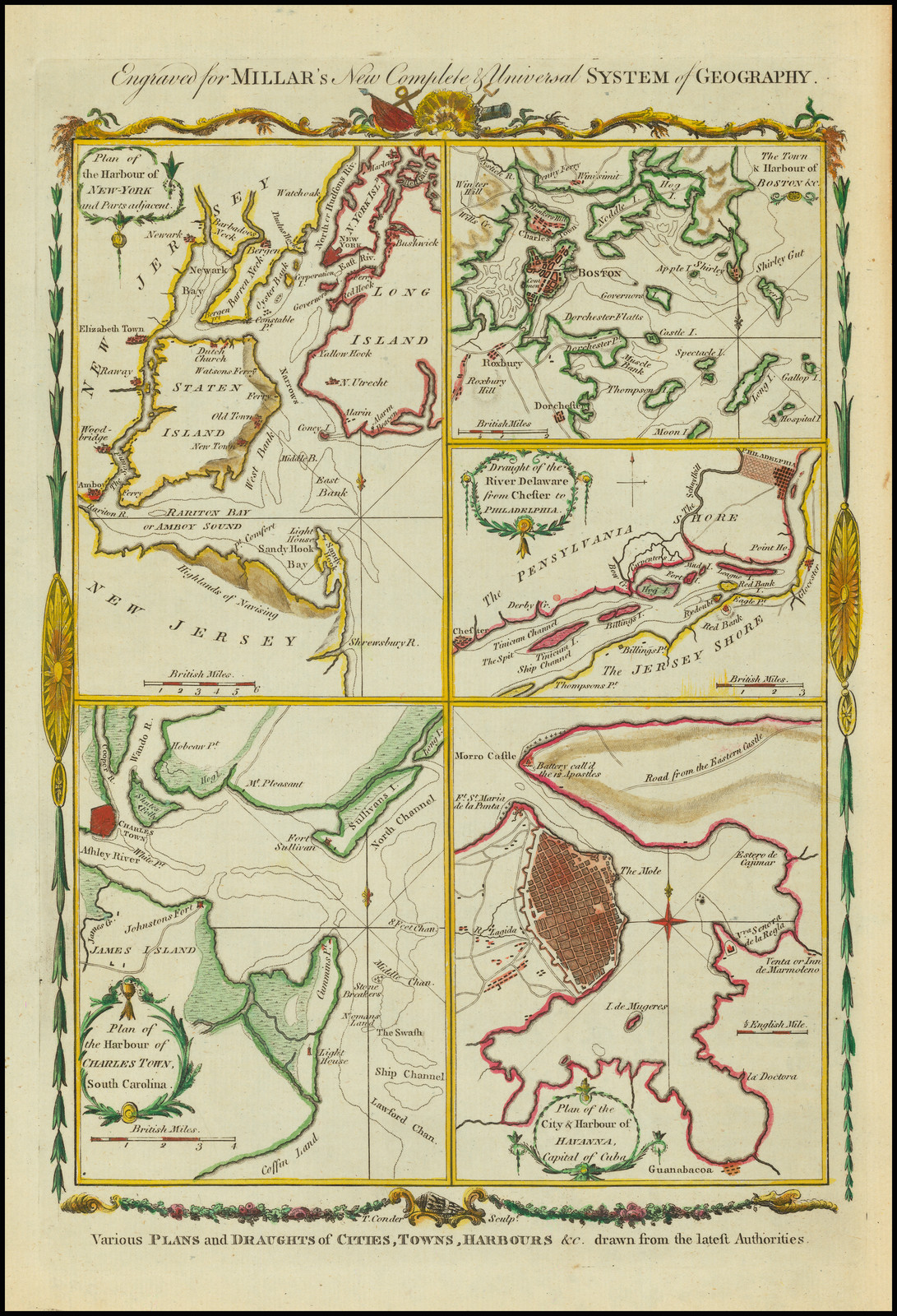 [Revolutionary War Plans of New York, Boston, Charleston, Delaware ...