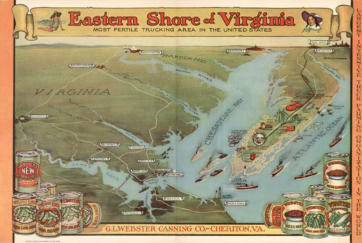 Eastern Shore Virginia Map Virginia Eastern Shore: Conservation Lands