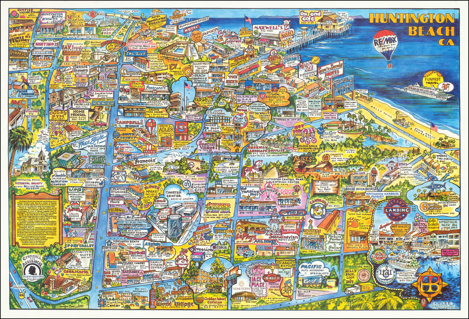 Map Of Huntington Beach California