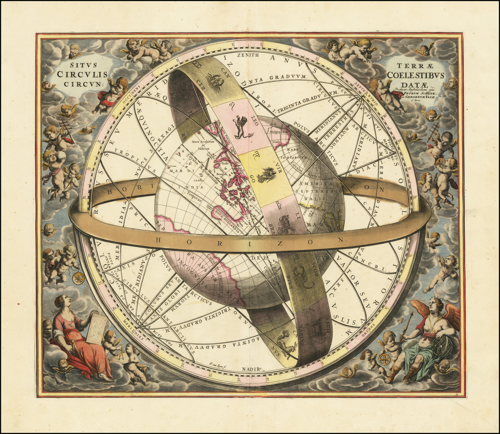 Situs Terrae Circulis Coelestibus Circundatae . . . - Barry Lawrence ...