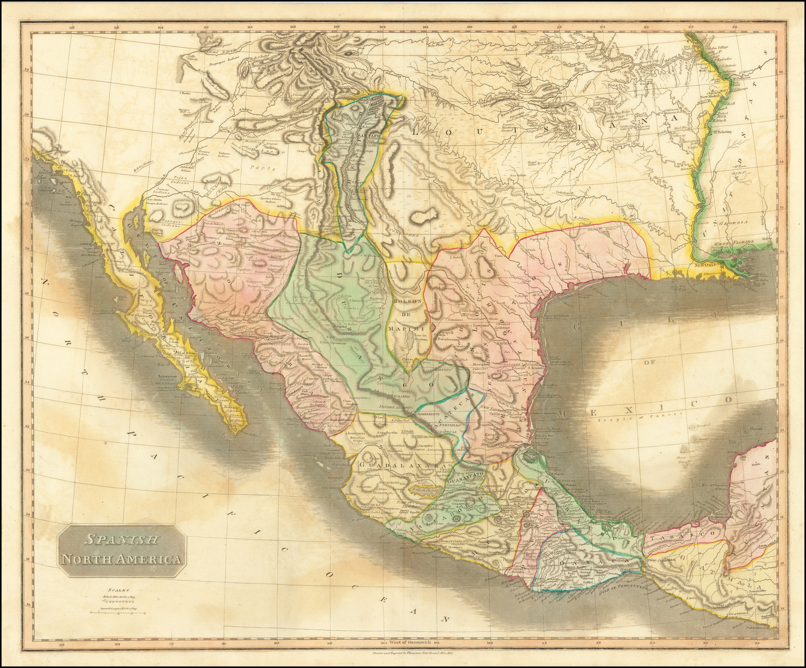 Spanish North America - Barry Lawrence Ruderman Antique Maps Inc.