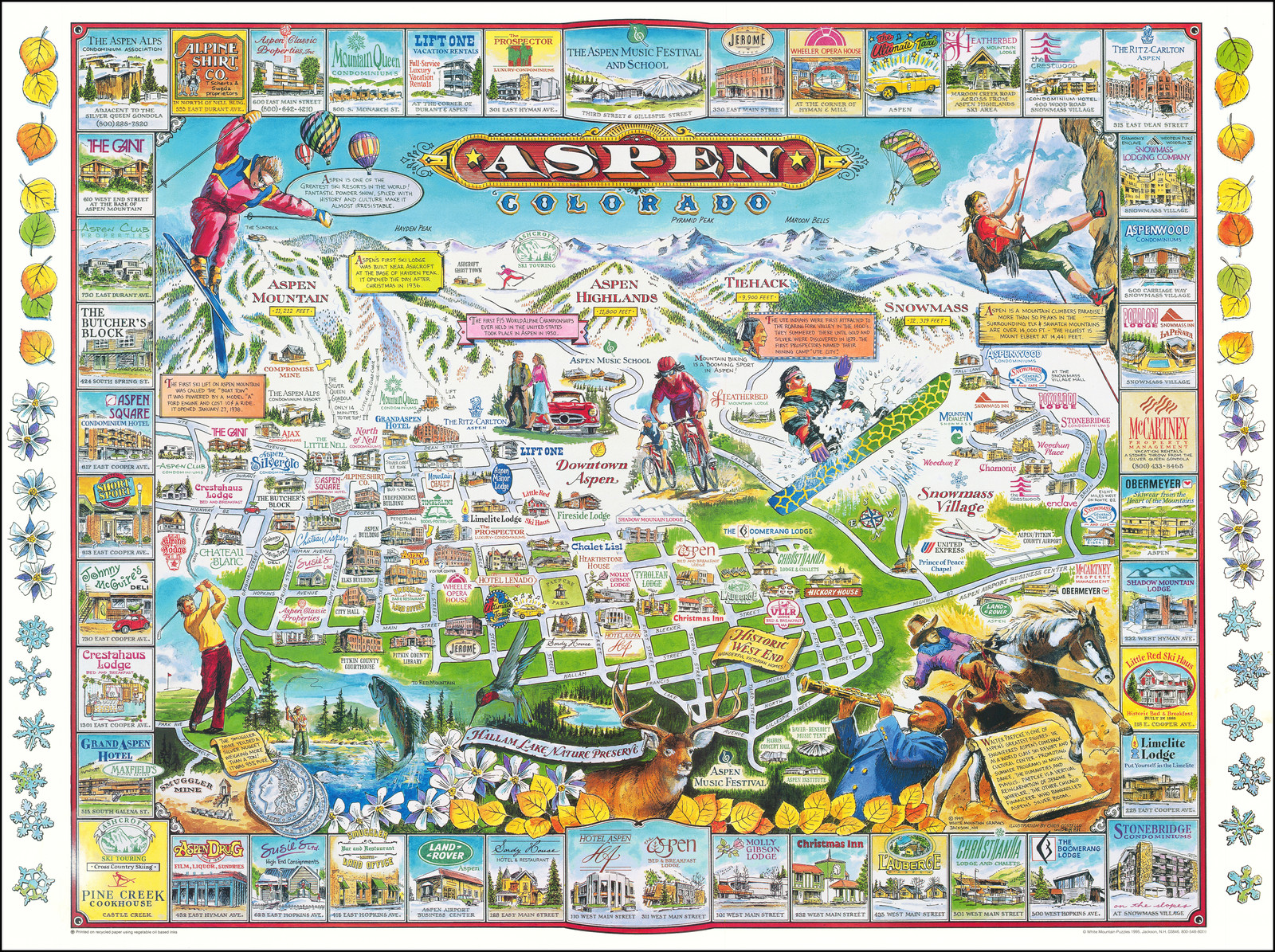 Aspen Colorado - Barry Lawrence Ruderman Antique Maps Inc.