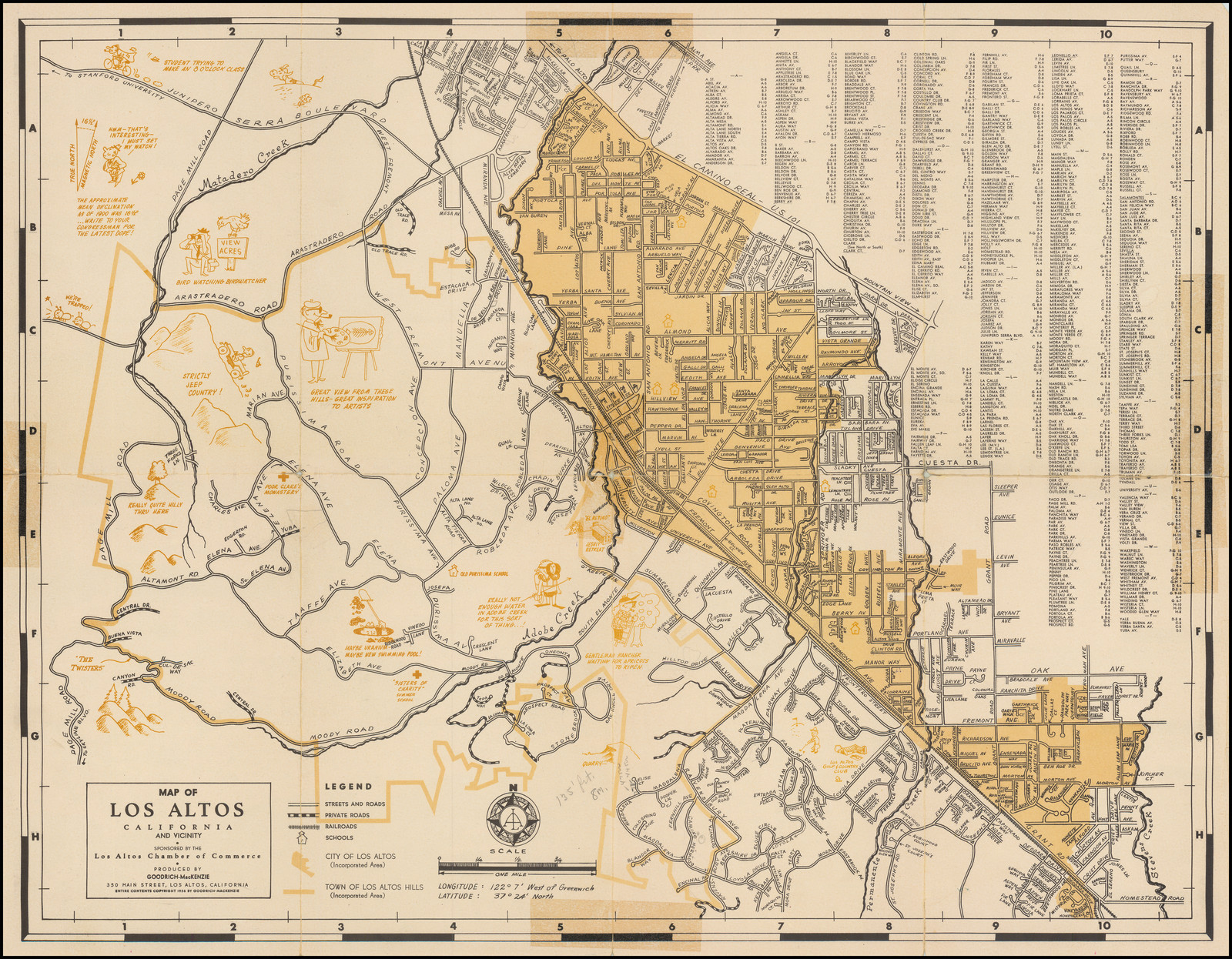 Los Altos California Map