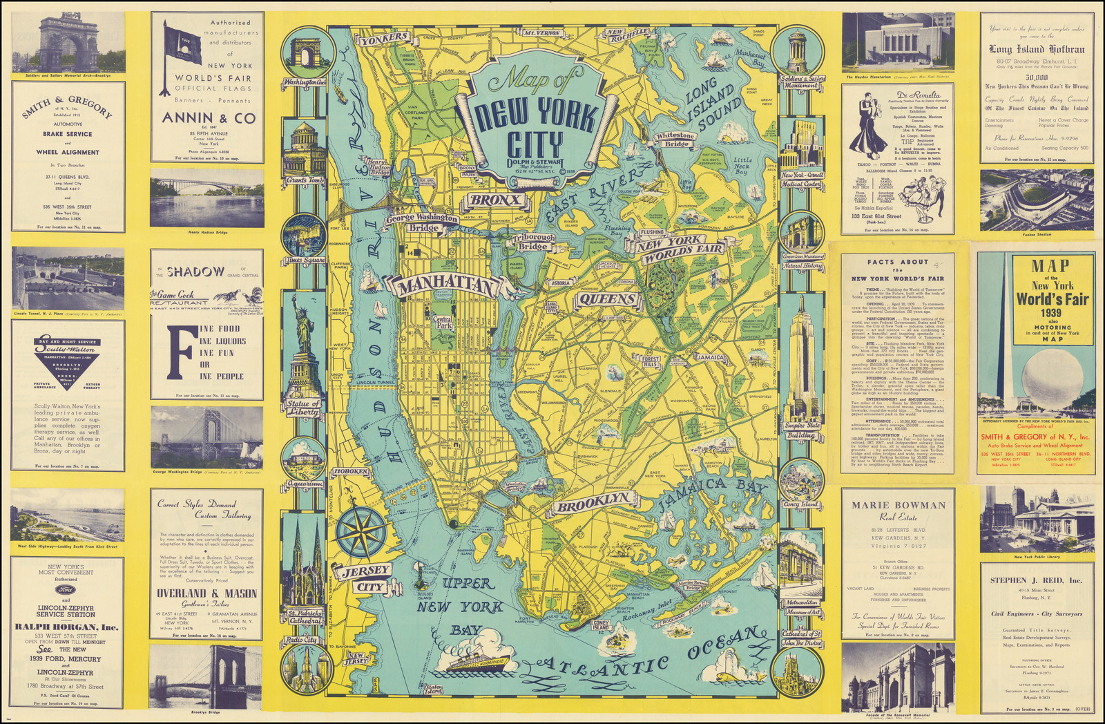 Map of New York City - Barry Lawrence Ruderman Antique Maps Inc.