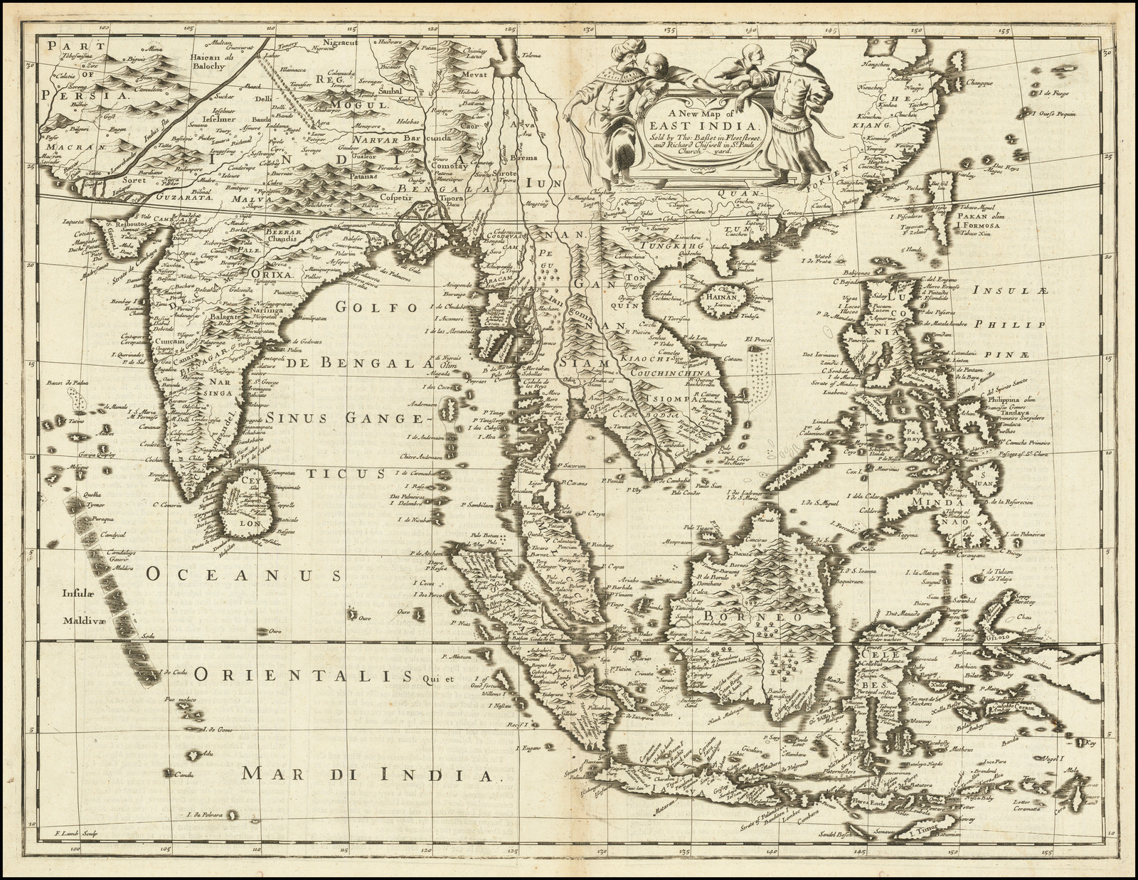 A new map of East India - Barry Lawrence Ruderman Antique Maps Inc.