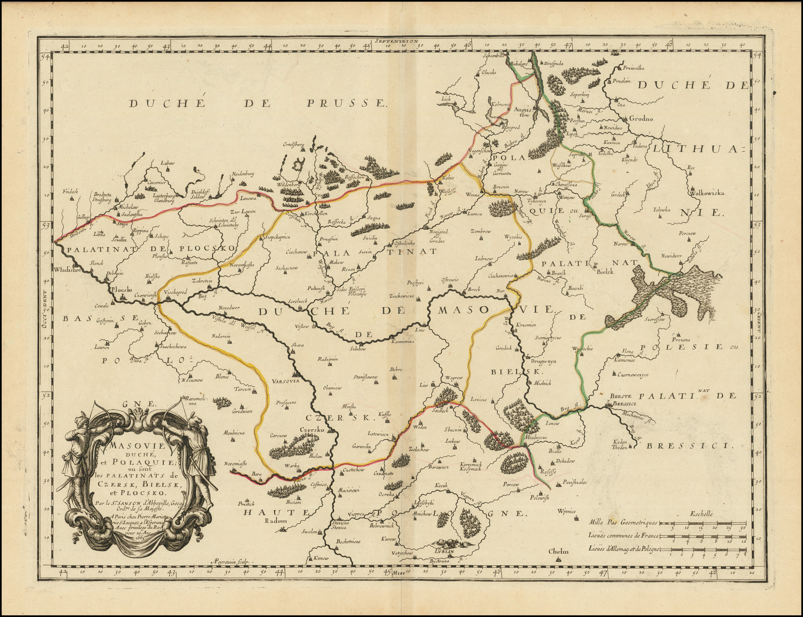 [Eastern Poland / Belarus Border] Masovie Duche, et Polaquie; ou sont ...