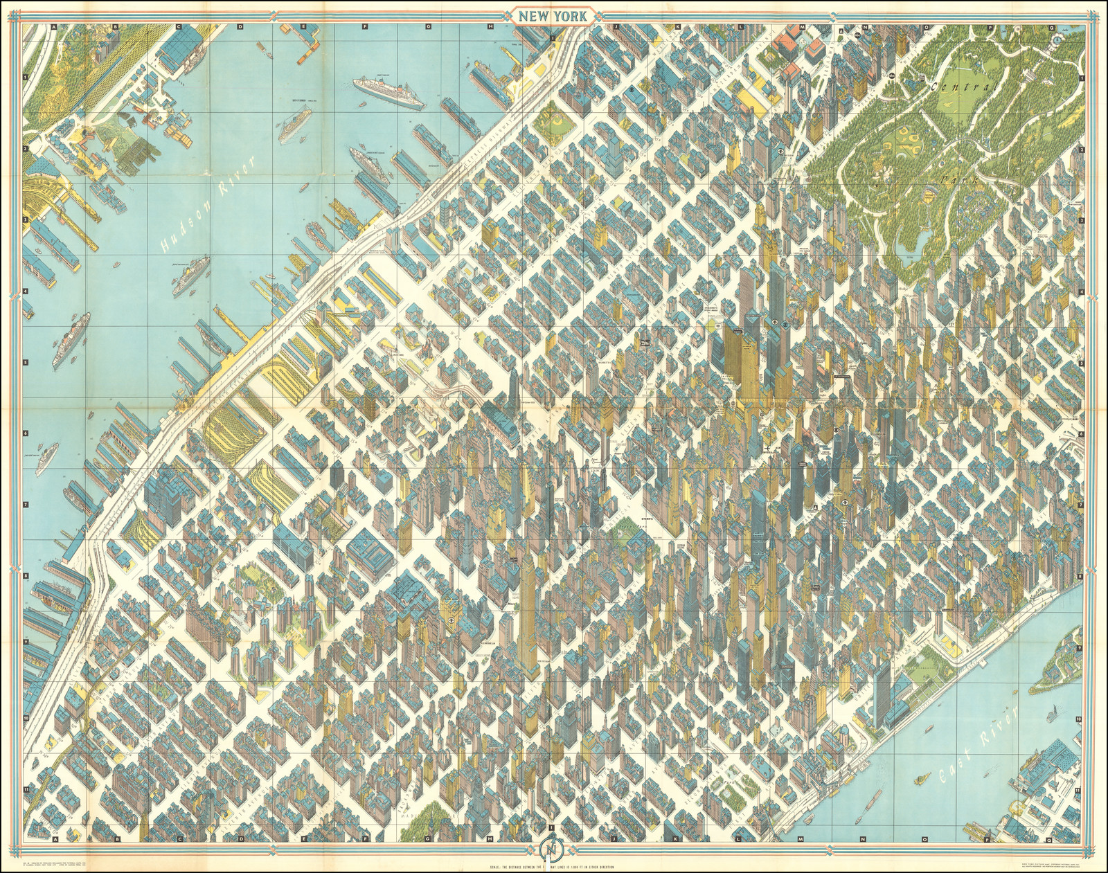 New York (Midtown Manhattan) - Barry Lawrence Ruderman Antique Maps Inc.