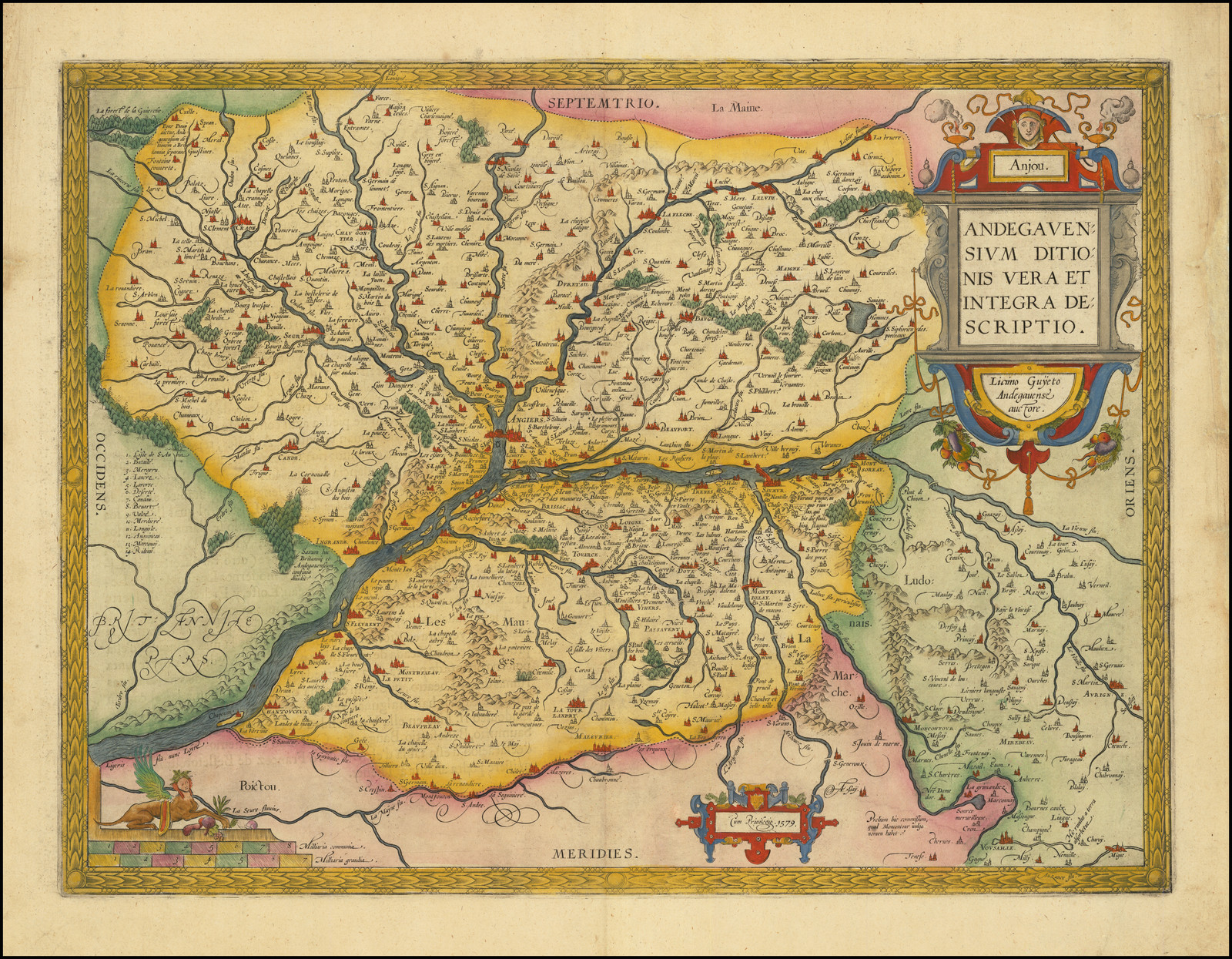 (Anjou) Andegavensium Ditionis Vera Et Integra Descriptio - Barry ...
